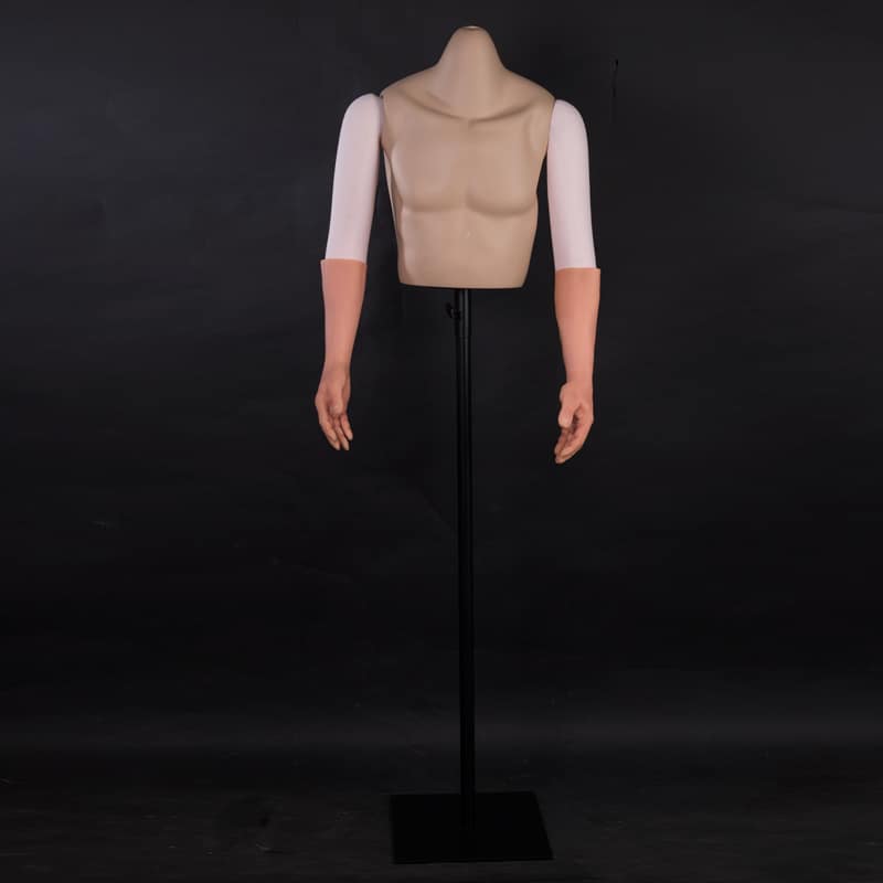 DFMMS-MMA01F Male torso with flexible arms on stand